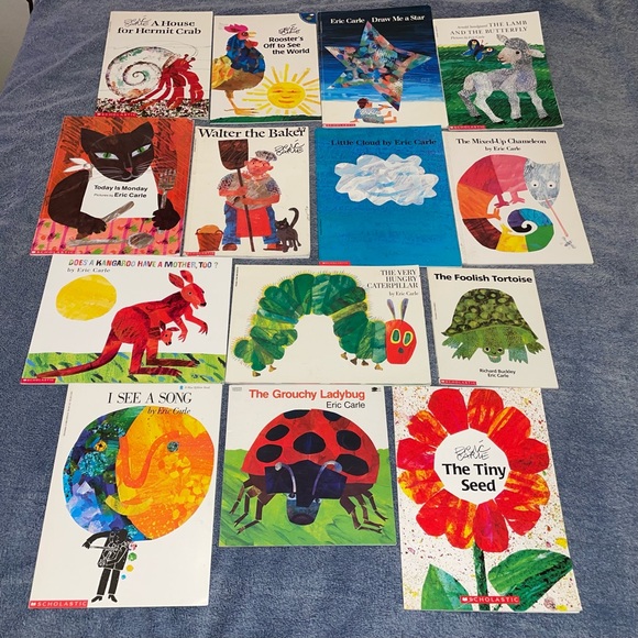 Eric Carle | Other | Eric Carle Lot Of 4 Illustrated Kids Sc Picture ...